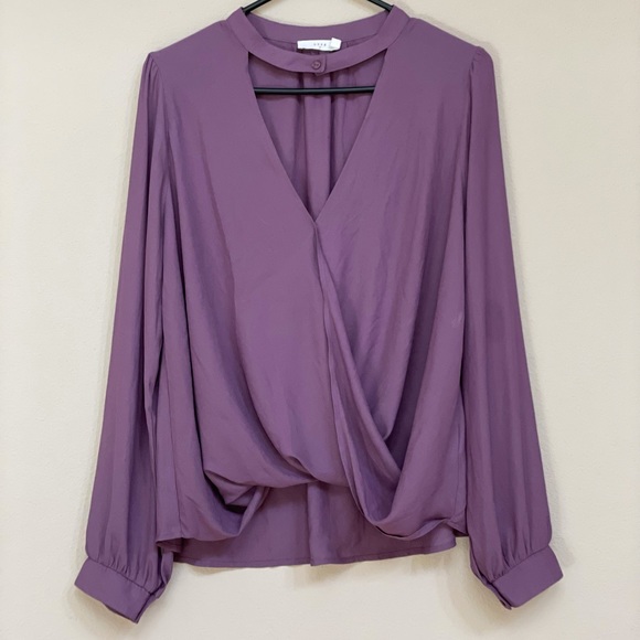 Tops | Lush Crossfront Blouse M | Poshmark
